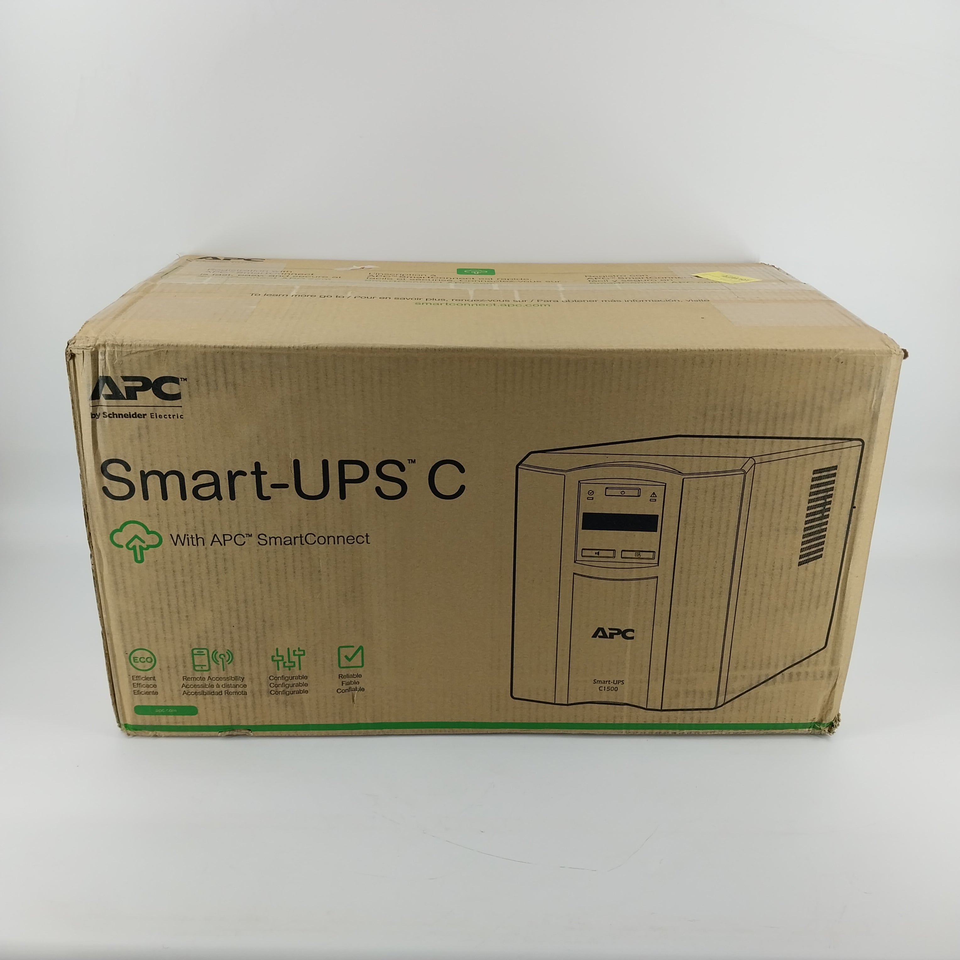 APC Smart UPS SMC1500C 1500VA Uninterruptible Power Supply Battery Bac ...